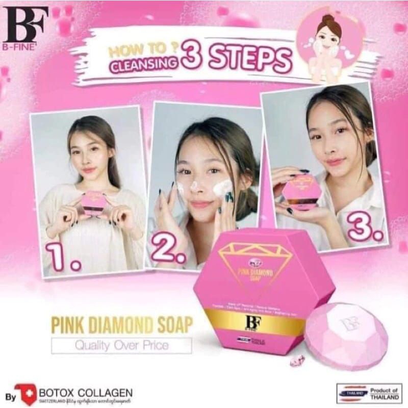 PINK DIAMOND SOAP BY BF🩷🩷 | Shopee Malaysia