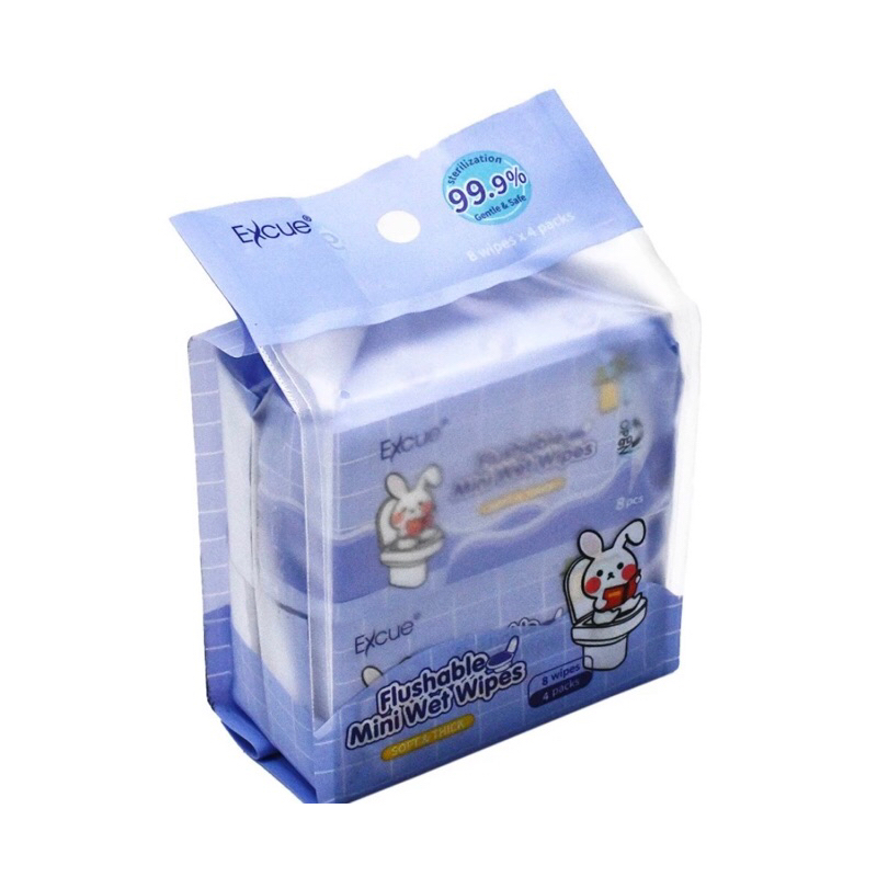 tisu basah wipes tissue excue | Shopee Malaysia