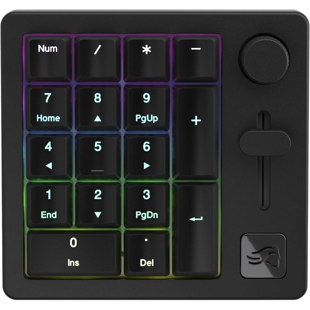 GLORIOUS GMMK Pre-Built Bluetooth RGB Mechanical Numpad-10Key USB ...