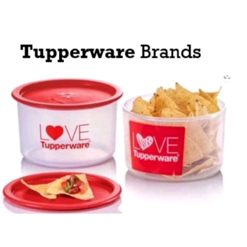READY STOCK Tupperware Love One Touch Topper Small(1)950mls design ...
