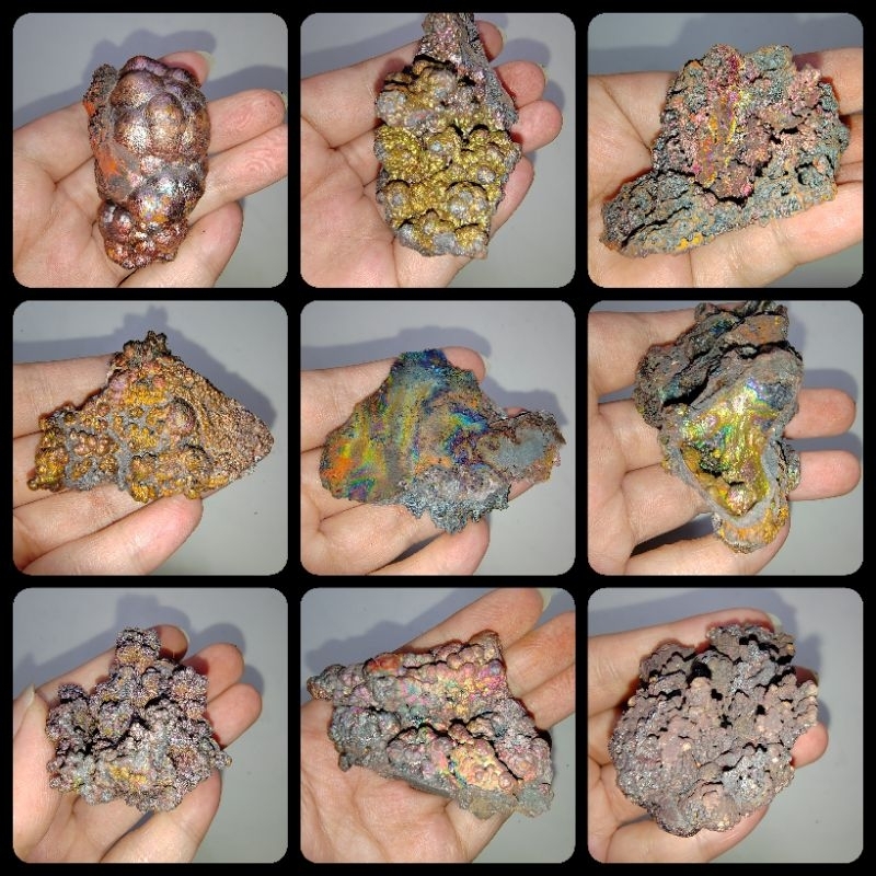 Leklai , Iridecent Goethite , Natural Ore , 力泥 ，马来西亚矿石 | Shopee Malaysia