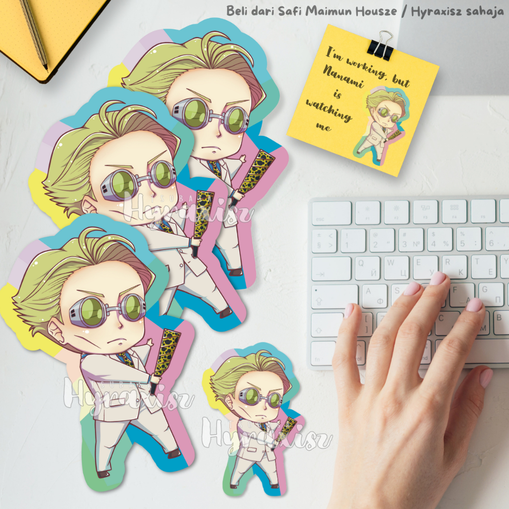 Sticker: Nanami Kento from Anime Jujutsu Kaisen by Tsubasa Hyraxisz ...