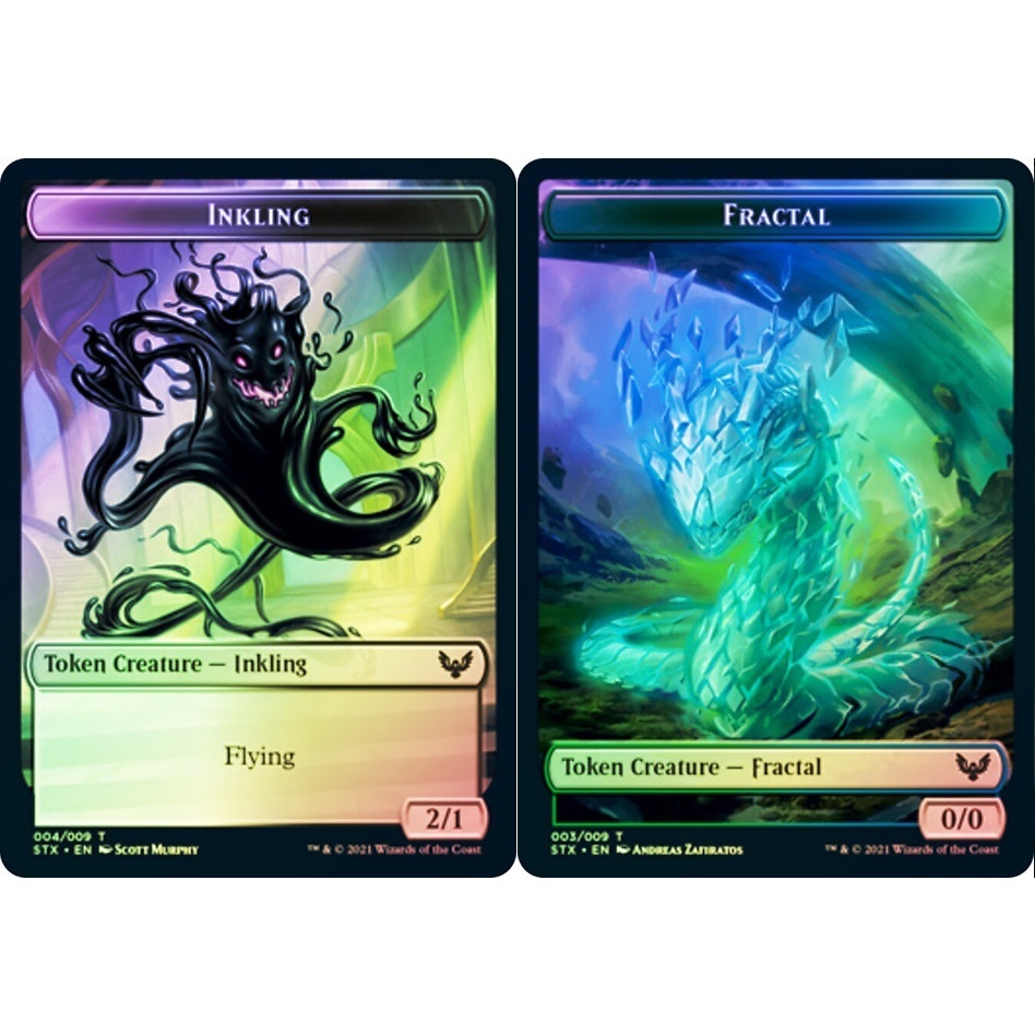 {Fractal Token} // {Inkling Token} Strixhaven: School of Mages (Foil ...