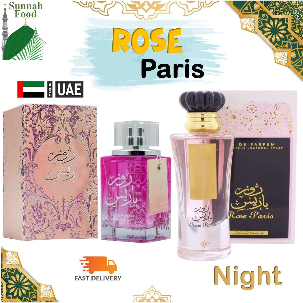Rose Paris parfum 100ml + 1 free gift spray For Women & Rose Paris ...
