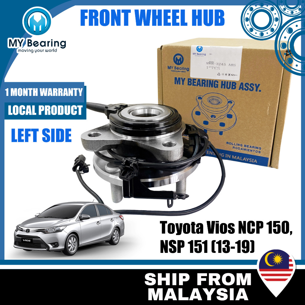 MWB-3244 Driver Side MWB-3245 Passenger Side ABS Front Wheel Hub ...