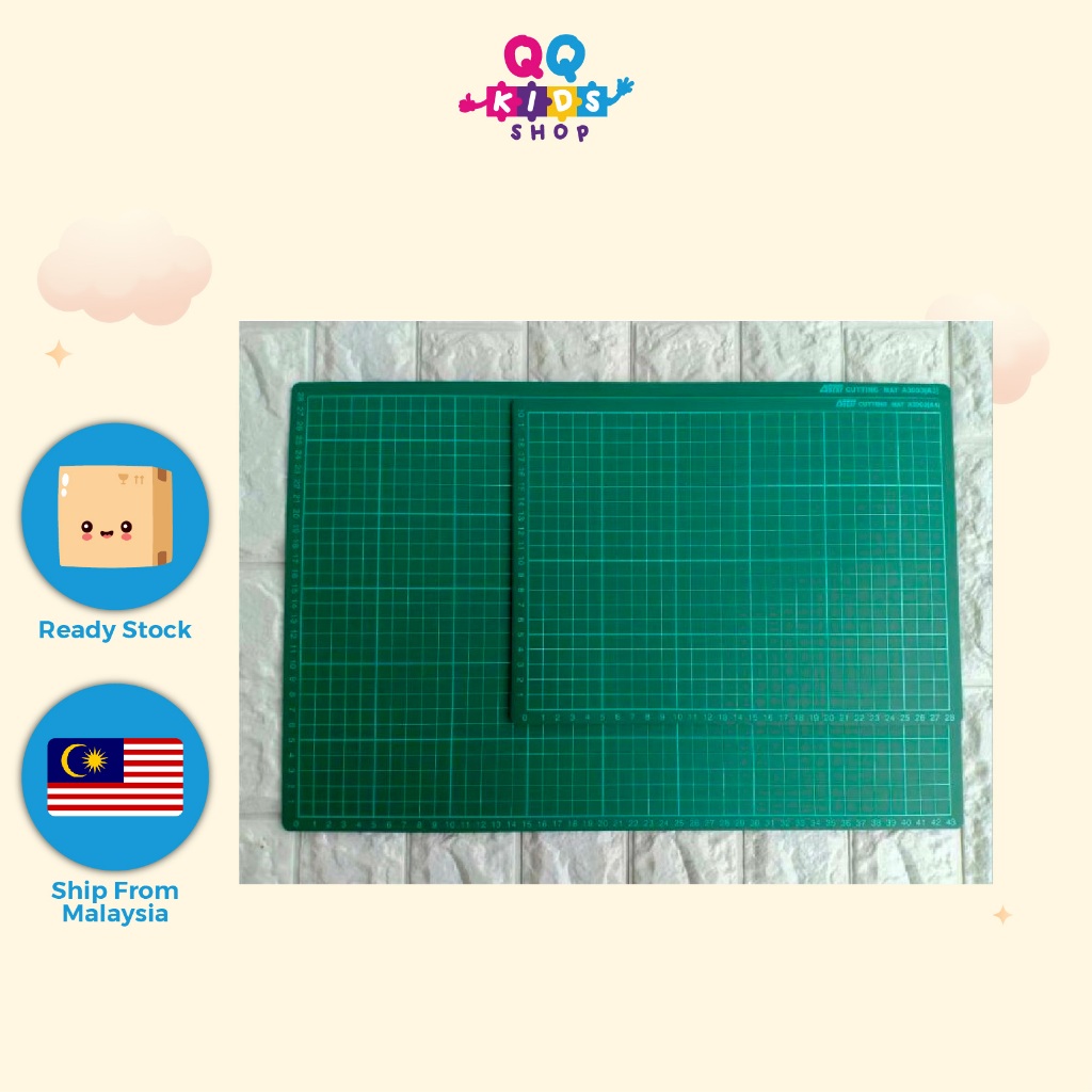 Astar Solid Plastic Cutting Mat A3/A4 Paper Cutter Board Pemotong ...