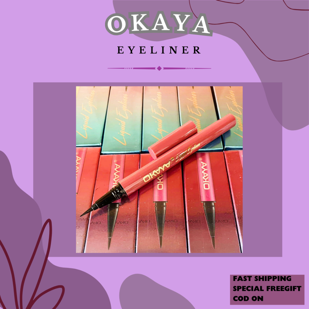 OKAYA LIQUID EYELINER ORIGINAL | Shopee Malaysia