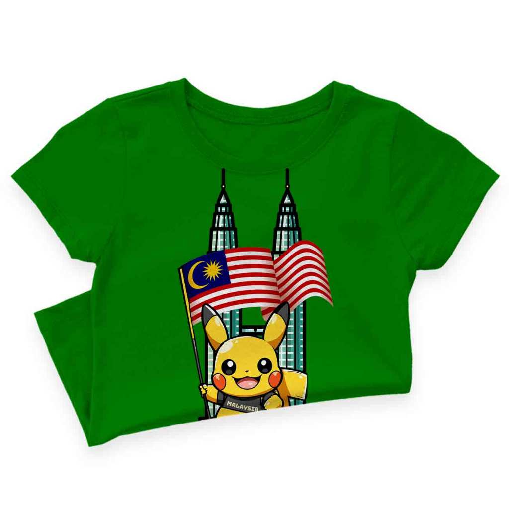 Pikachu Pokemon Malaysia Merdeka Jalur Gemilang Independent Kebangsaan ...