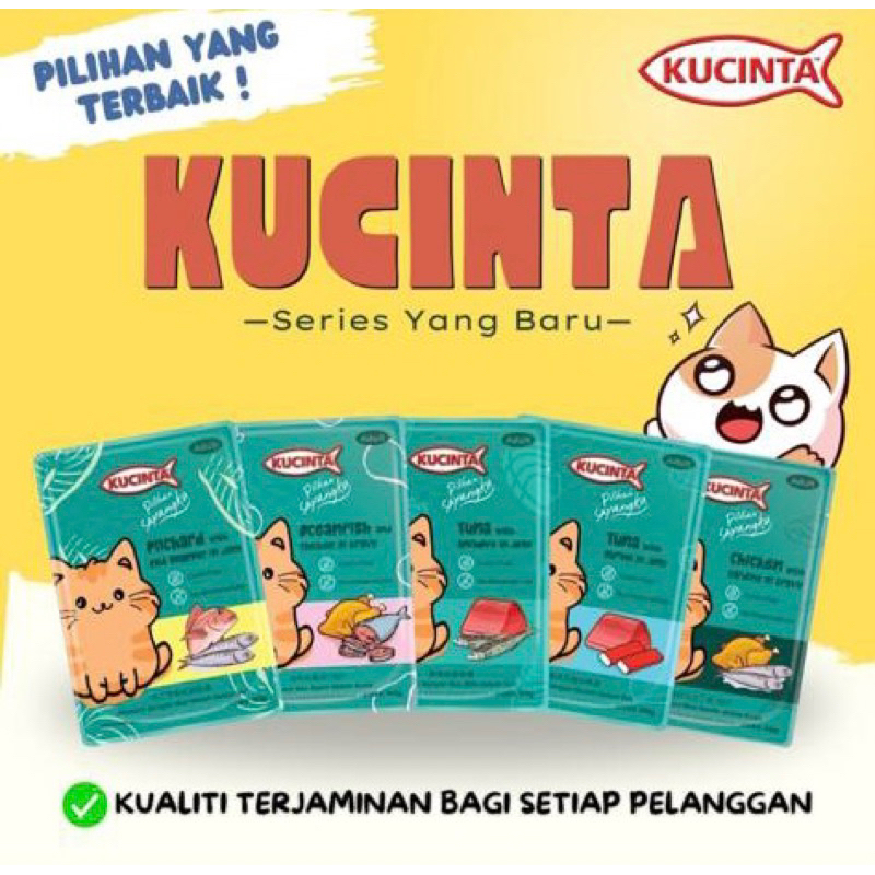 Kucinta Pouch Wet Food Pet Food 80G - Cat Wet Food | Shopee Malaysia