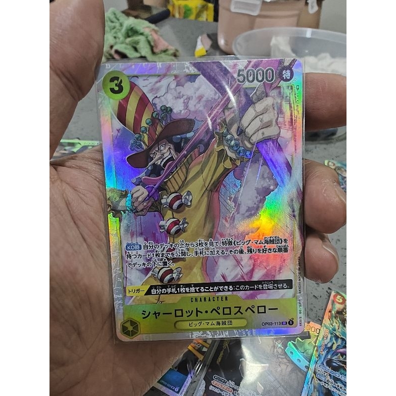 One Piece OPTCG OP03 SR Kaku Krieg Cracker Marco Usopp Lucci Issho ...