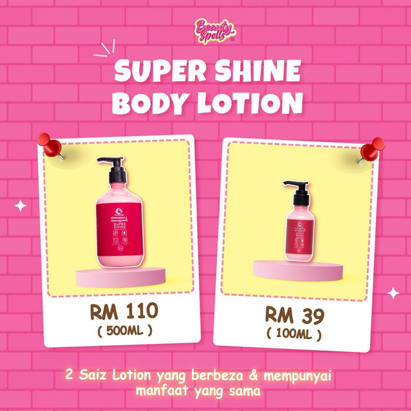 💯𝐎𝐫𝐢𝐠𝐢𝐧𝐚𝐥 𝐇𝐐 Super Shine Body Lotion Pocong Brightening Lotion | All ...