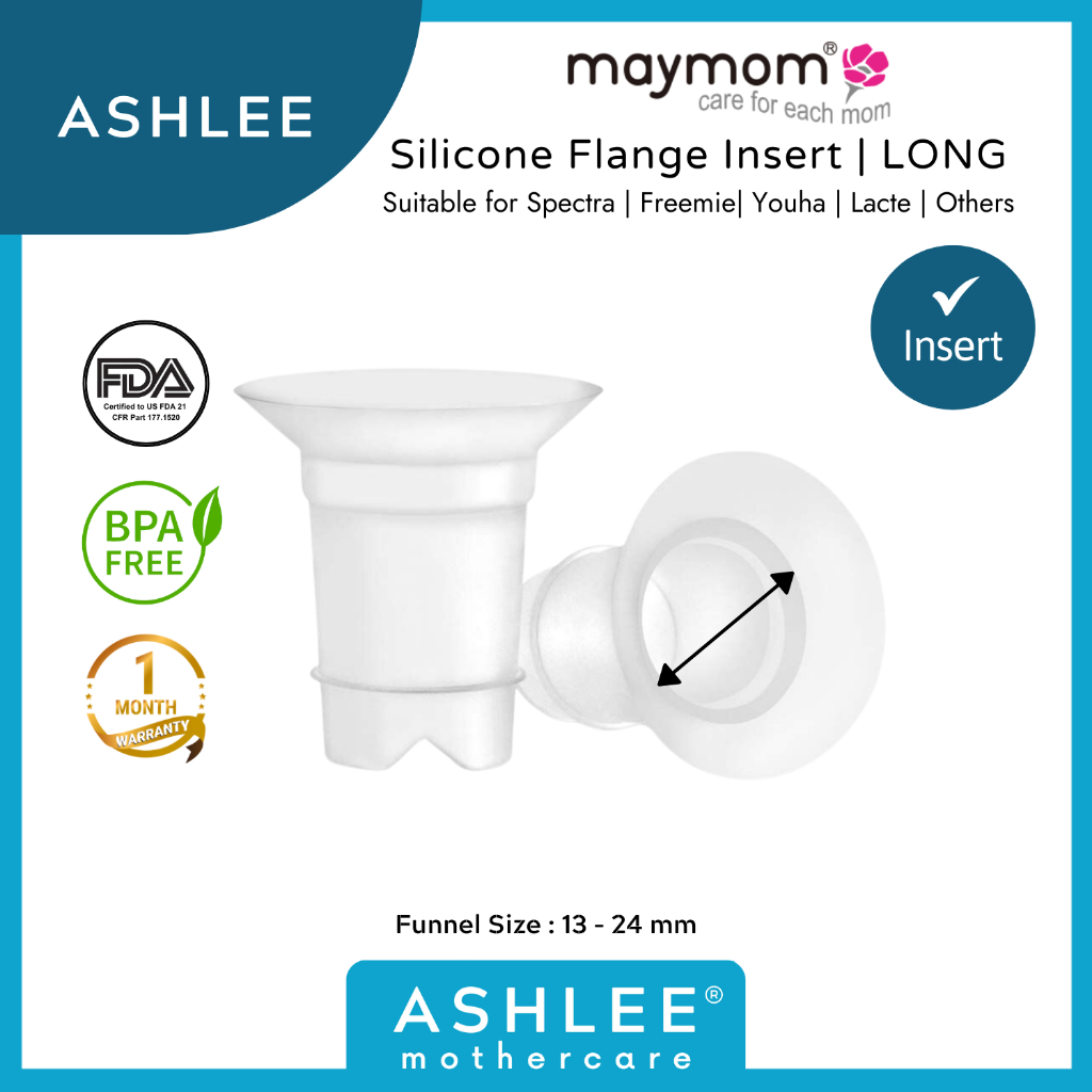 Maymom Silicone Flange Insert (LONG / SHORT) for Freemie | Youha ...