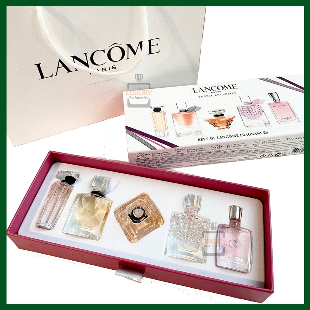 💯 Lancome 5in1 Miniature Perfume Gift Set | Shopee Malaysia