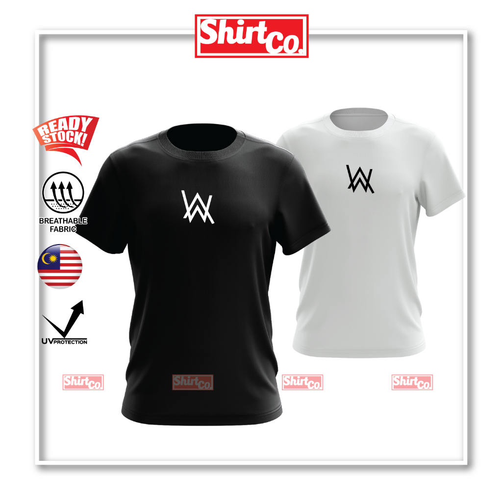 ALAN WALKER Shirt Concert Konsert Music Baju T-shirt Cotton Jersey ...