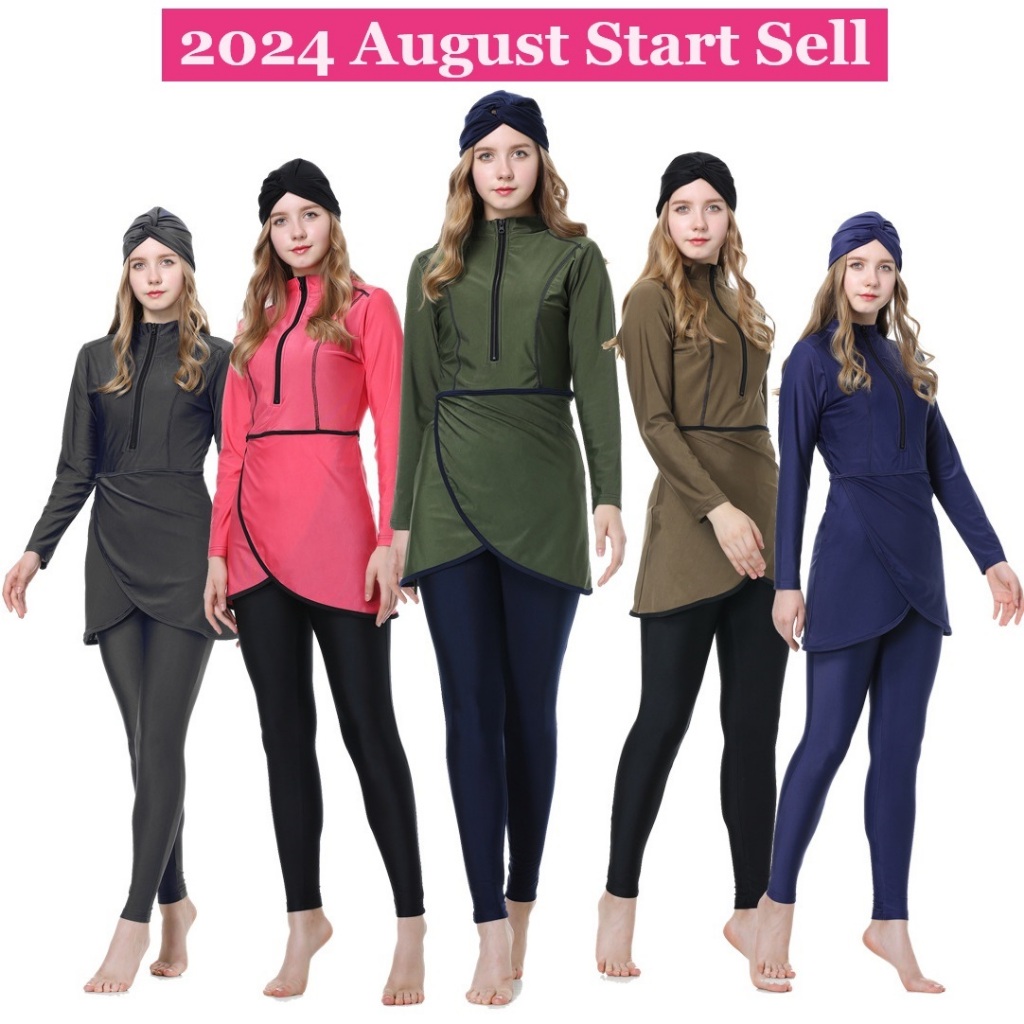 Baju Renang Muslimah Swimwear Full Cover Islamic Swimwear Muslimah ...
