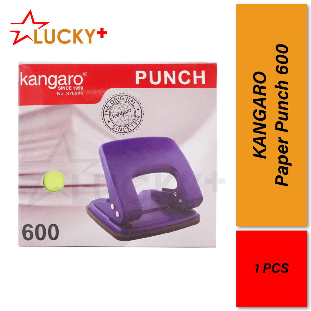 KANGARO Paper Punch 600 (1pcs) | Mesin Tebuk Lubang | Penebuk Lubang ...