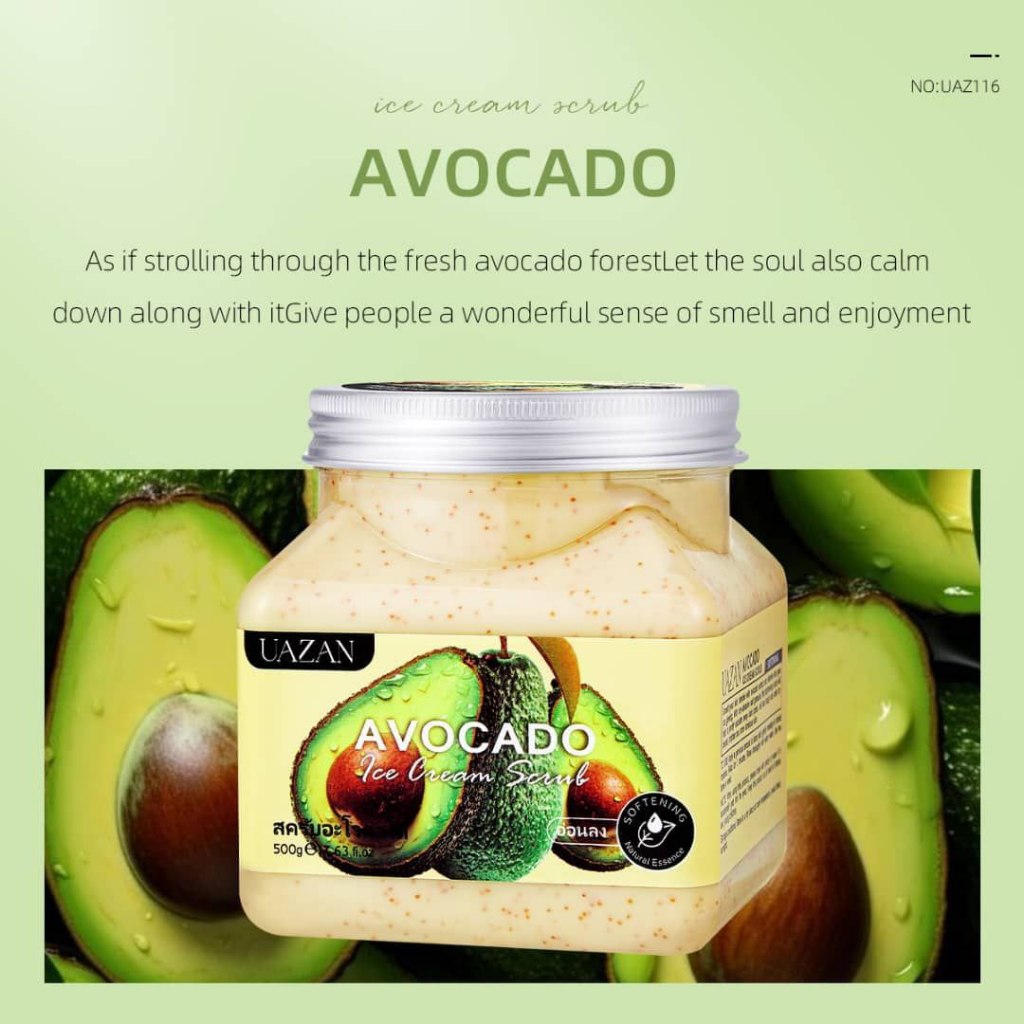 (AIKO)UAZAN FULL BODY ICE CREAM SCRUB 500G | Shopee Malaysia