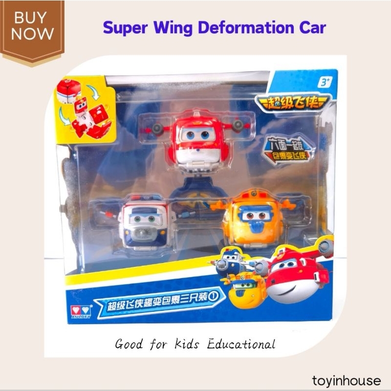 Super Wing Toys for Kids Gifts Super Wing Original Deformation Car for ...
