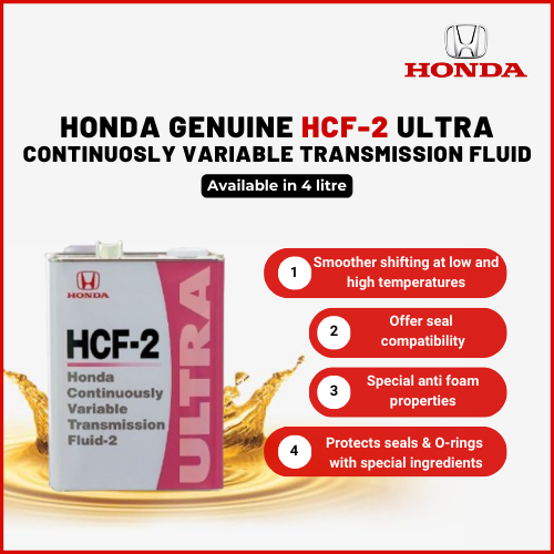 Honda Genuine CVTF HCF-2 (4L) Minyak Gearbox HCF-2 | Shopee Malaysia