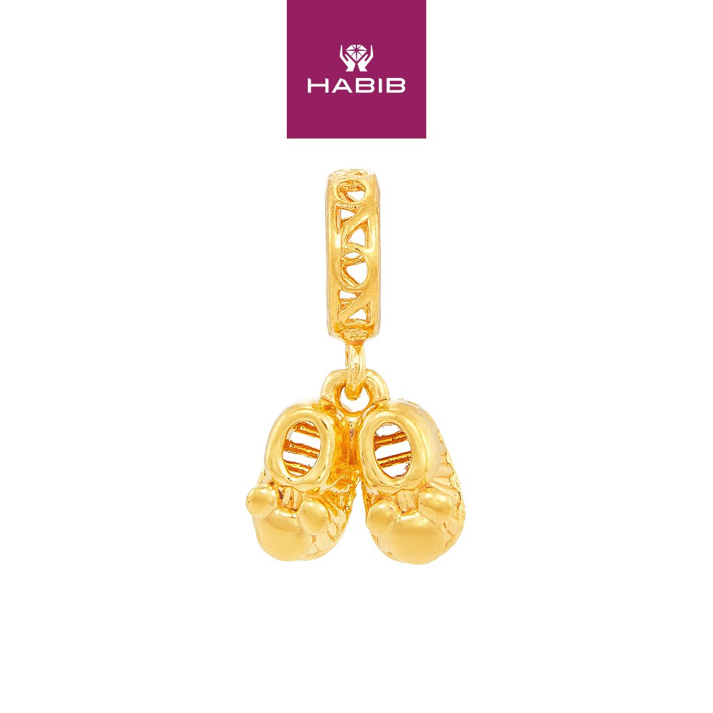 HABIB 916/22K Yellow Gold Charm ZY40-001-010223 | Shopee Malaysia