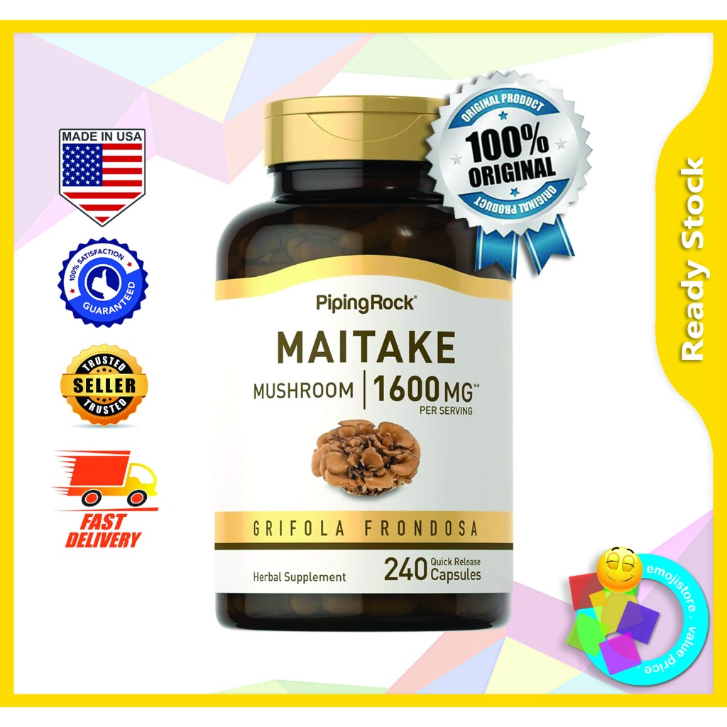 Maitake Mushroom Extract, 1,600 mg, 240 Quick Release Capsules (enhance ...