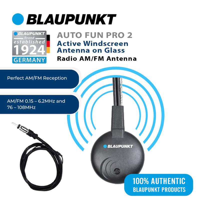 Blaupunkt Auto Fun Pro 2 Radio AM/FM Antenna | Radio Antenna Kereta | FM Reception | FM Antenna ...