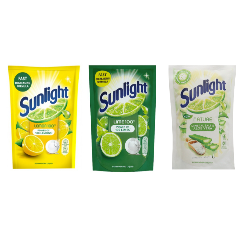 Sunlight Dishwash Liquid Refill Pack Lemon/ Lime/ Nature [700ml ...