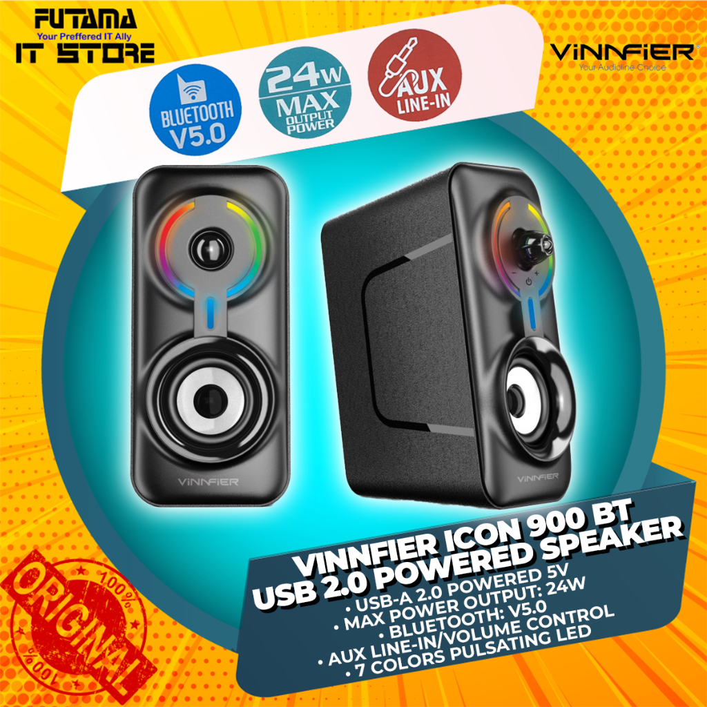 Vinnfier Icon 900 RGB Bluetooth USB Speaker | Shopee Malaysia