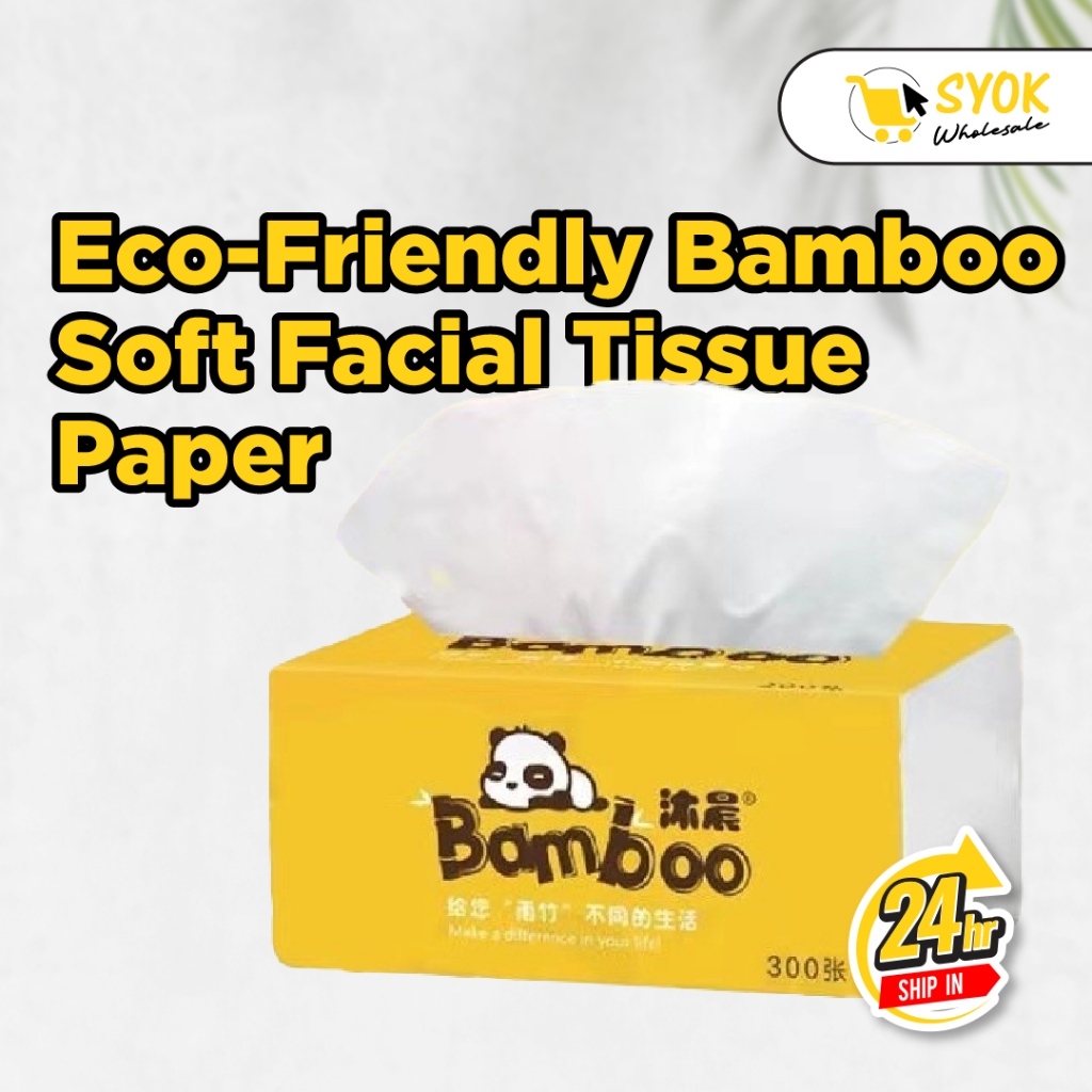 Eco-Friendly Bamboo Soft Facial Tissue Paper | Highly Absorption, Soft ...