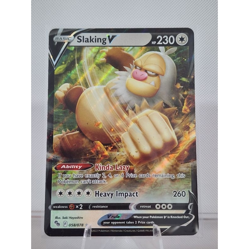 2022 Slaking V Card (Rare Holo) | Shopee Malaysia