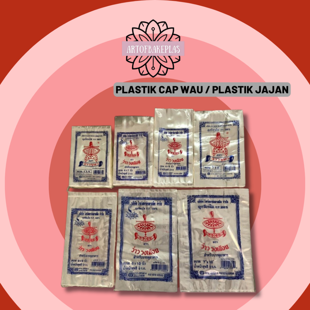 Plastik Thai Cap Wau / Plastik Jajan / Plastik Siam Pelbagai Saiz ...