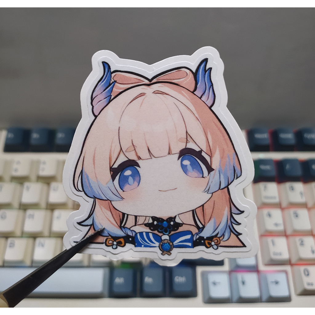 Kokomi - Genshin Impact Meme Stickers | Wide Face Series ( Laminated ...