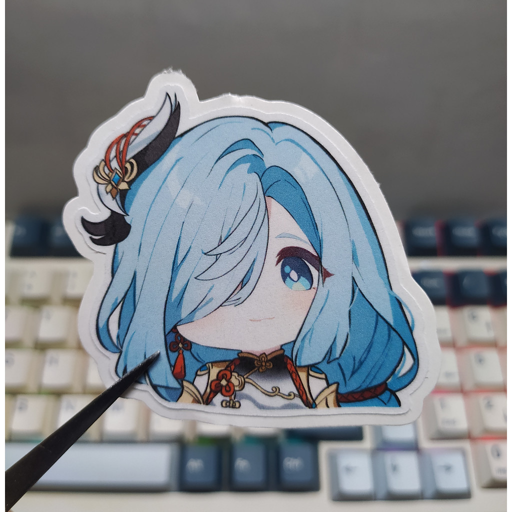 Shenhe - Genshin Impact Meme Stickers | Wide Face Series ( Laminated ...
