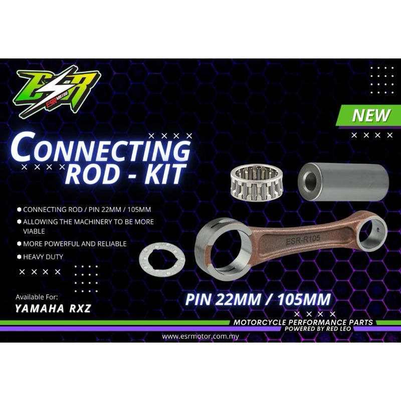 ESR MOTOR CONNECTING ROD Y125Z 125ZR RXZ 100% ORIGINAL ESR MOTOR ...