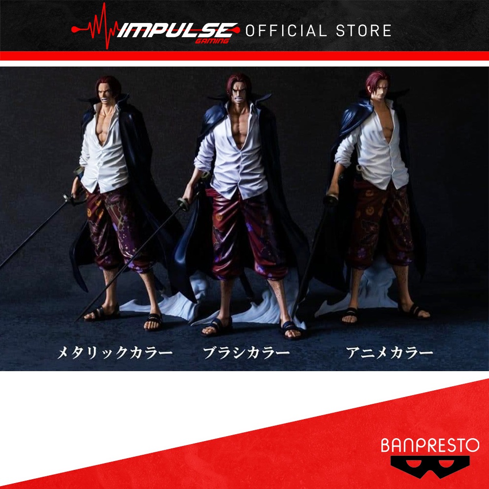 Banpresto One Piece Premium: Shanks (The Brush, The Anime, The Metallic ...