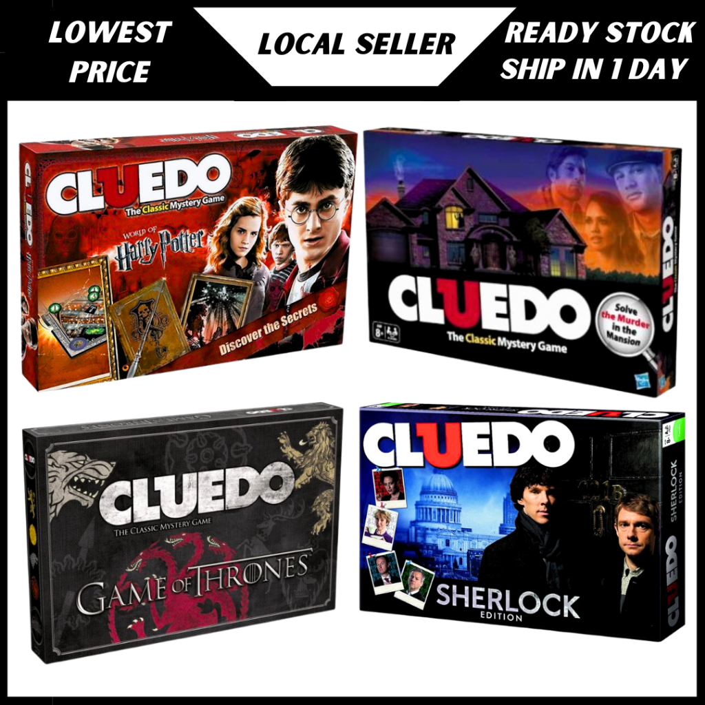 Cluedo Board Games Classic Mystery Harry Potter Sherlock Holmes Games ...
