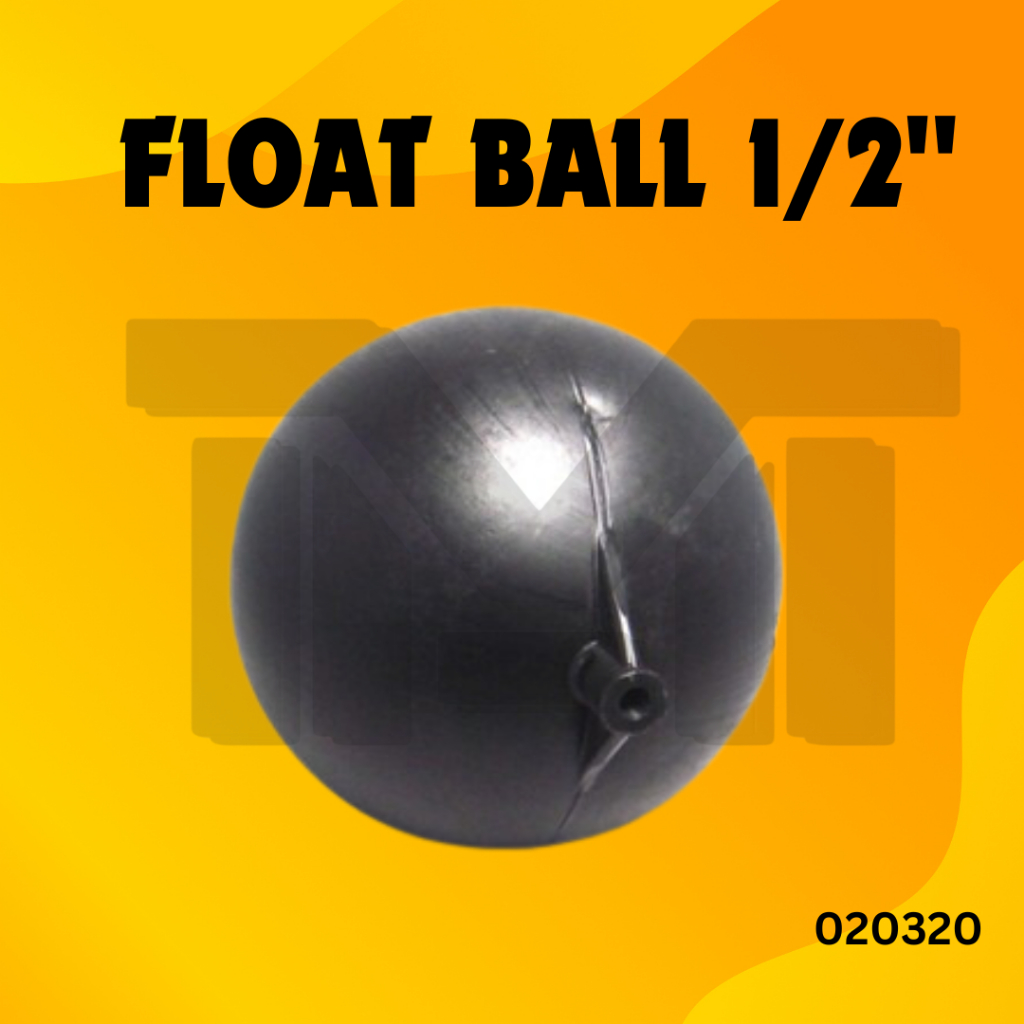 PVC FLOAT BALL (FOR INLET FLOAT VALVE 1/2" and 3/4'') -BLACK- | Toilet ...