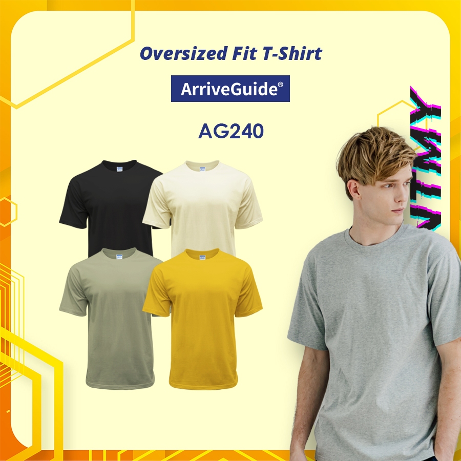 Arrive Guide AG240 NTMY.os Ultimate Siro Cotton Oversized Fit T-Shirt ...