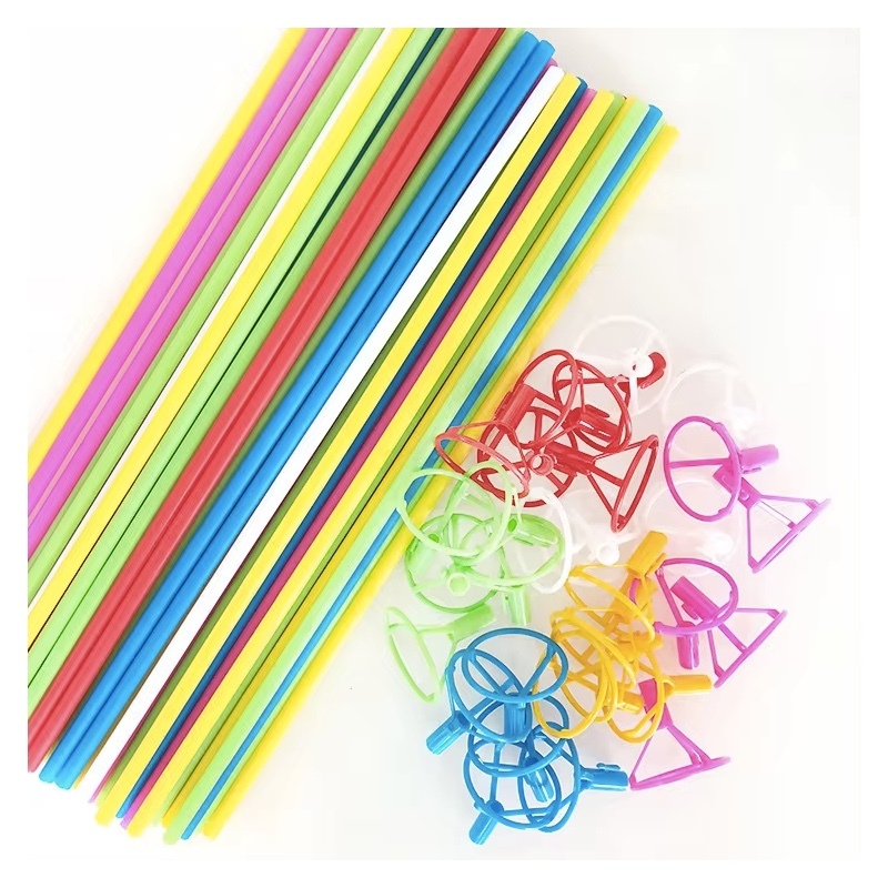 Large Balloon Stick / Balloon Holder Stick / Colourful Plastic Rod with ...