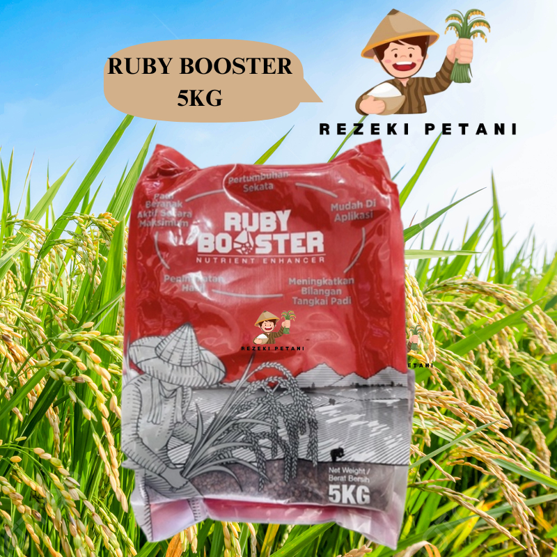 5kg RUBY BOOSTER /Pecah Anak/Banyak Akar/Padi Padat/Meningkat Hasil ...