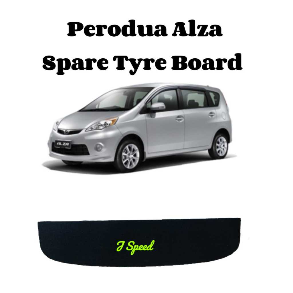 Perodua Alza (OLD) (12mm plywood) Bonet Papan Spare Tyre Cover Board ...