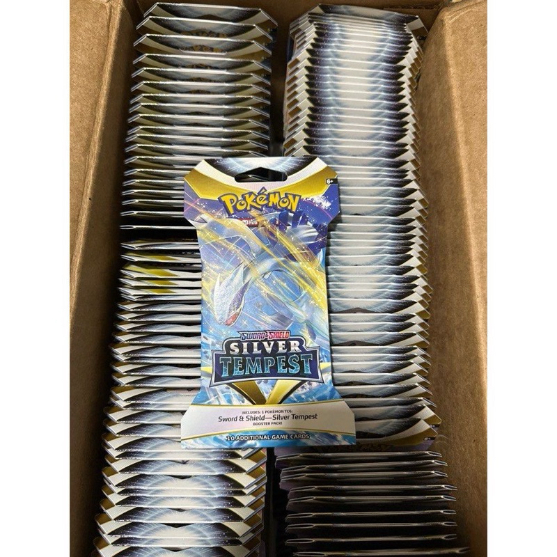 Pokemon TCG SS12 Sleeved Booster Pack - Silver Tempest ST | Shopee Malaysia