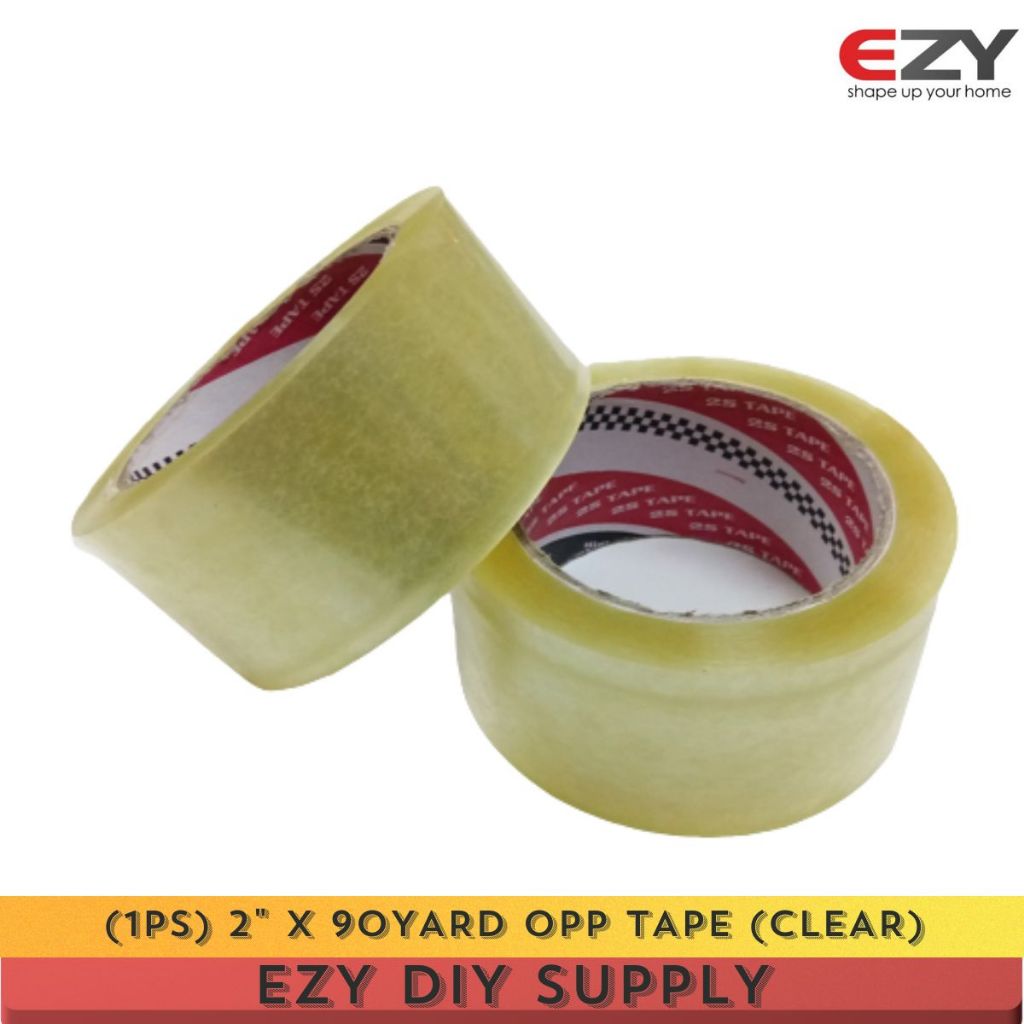 (1PCS)High Quality OPP Packaging clear OPP Tape (48MM x 90 Yards) Packing | Shopee Malaysia