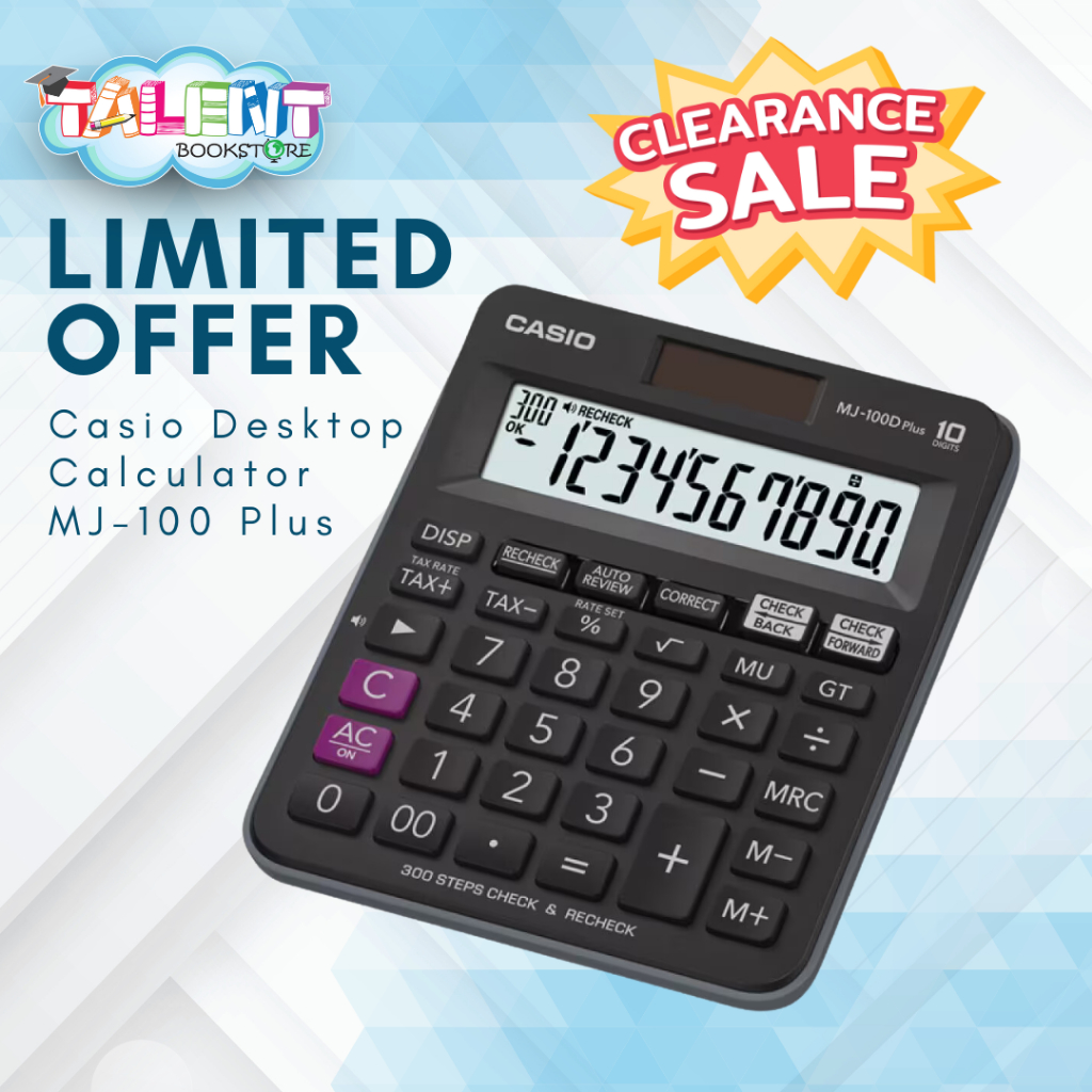 Casio Desktop Calculator MJ-100 Plus | Shopee Malaysia