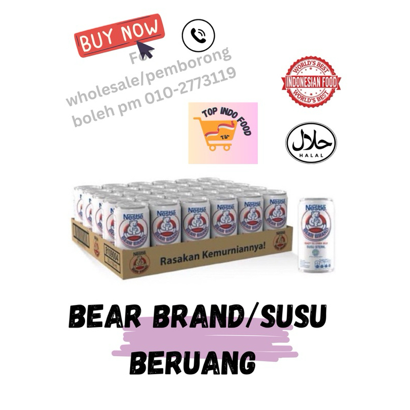 Susu Beruang /Bear Brand /Nestle /susu asli Indonesia 🇮🇩 | Shopee Malaysia