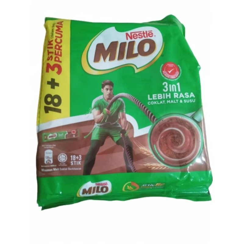 Milo 3in1 Activ-Go (21s x 33g) | Shopee Malaysia