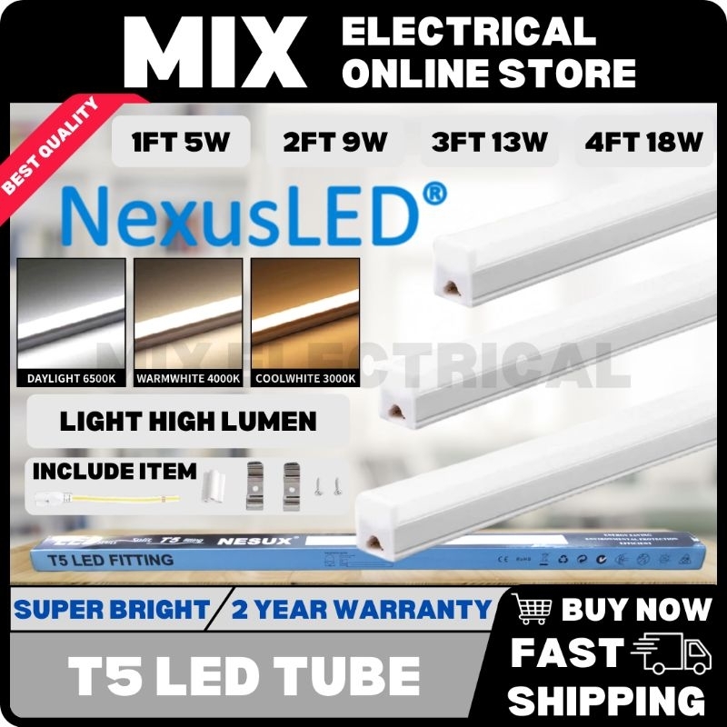 High Grade LED T5 Tube Light Ceiling Wall Decoration Strip Lights ...
