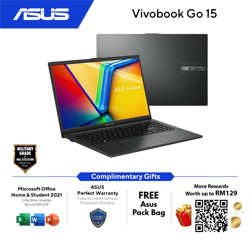 ASUS VIVOBOOK GO E1504G-ANJ325WMS / E1504G-ANJ327WMS ( i3-N305 / 8GB ...