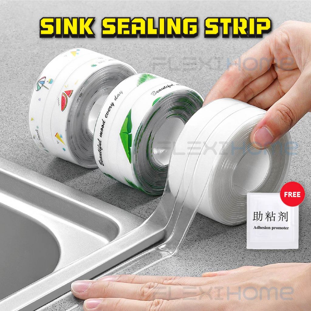 Wall Edge Corner Window Bathroom Tape Sealing Strip PVC Kitchen ...
