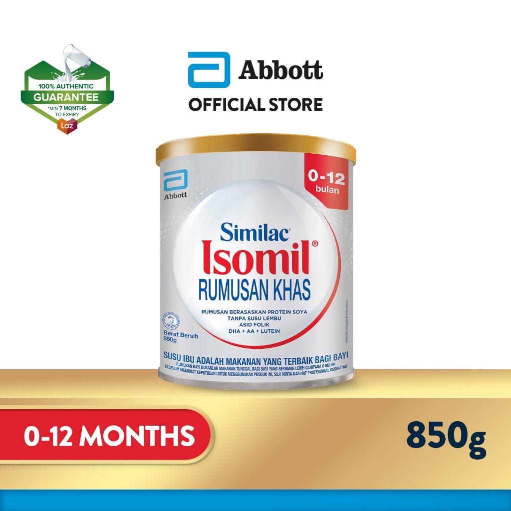 SIMILAC ISOMIL PLUS 850G | Shopee Malaysia